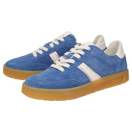 Sioux Damen Sneaker "Tedroso-DA-707", Gr. 44, blau, Obermaterial: 50% Kalbsveloursleder CAVL. 50% Lammnappaleder LANA. 100% Gummi rubber., Schuhe
