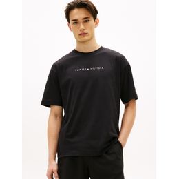 Herren T-Shirt, Tommy Hilfiger Underwear, Gr. XXL, schwarz, Web, Obermaterial: 100% Baumwolle, Shirts, Regular fit mit Rundhalsausschnitt
