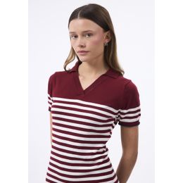 FELIX HARDY Damen Polokleid "Kleid"bordeaux, Gr. M, 50% Baumwolle, 50% Polyacryl, Kleider
