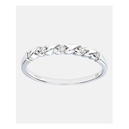 Diamant L'&eacute;ternel Eternity-Ring aus 375 Wei&szlig;gold mit 0.10 Karat Diamant | Gr.: 50
