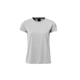 Kempa Damen T-Shirt "Shirt STATUS T-SHIRT WOMEN", grau, Gr. XL, Obermaterial: 97% Baumwolle CO. 3% Elasthan EL., Shirts