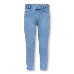 KIDS Only M&auml;dchen Skinny-fit-Jeans "KMGRAIN SKINNY ELASTICATE JEANS DNM NOOS", blau, Gr. 92, unifarben, Denim/Jeans, Obermaterial: 53% Viskose, 29%