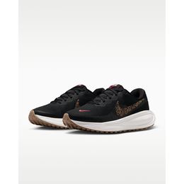 Nike Damen Laufschuh "W REVOLUTION 8 PRINT", Gr. 38,5, schwarz, Synthetik, Textil, Schuhe