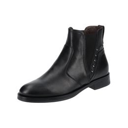 Nero Giardini Damen Stiefelette "Nero Giardini Stiefelette Leder/Textil", Gr. 36, schwarz, Leder, Textil, Schuhe