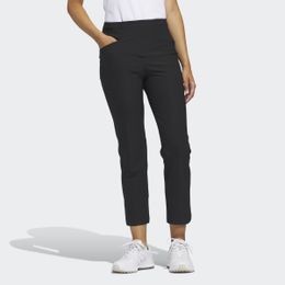 Damen Chinohose "ULTIMATE365+ ANKLE PANTS", schwarz, Gr. XS, adidas Performance, Obermaterial: 90% Polyester, 10% Elasthan, Hosen