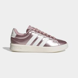 Damen Sneaker "GRAND COURT 3.0", adidas Sportswear, Gr. 40dual lila, core wei&szlig;, sanftes wei&szlig;, Synthetik, Textil, Schuhe