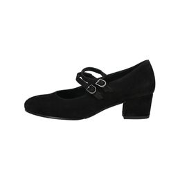 Gabor Damen Pumps "Gabor Pumps Veloursleder", Gr. 39schwarz, Veloursleder, Schuhe