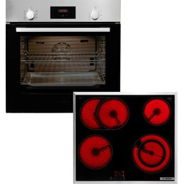 Bosch Backofen-Set "HBD231VR61", silber, Herdsets, Leichte Reinigung durch beschichtete R&uuml;ckwand & schneller powerBoost