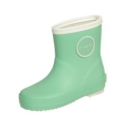Druppies M&auml;dchen Stiefel "Regenstiefel Newborn", Gr. 26, gr&uuml;n, Obermaterial: 100% Naturkautschuk NaRubber., Schuhe