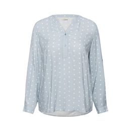 Kaffe Curve Bluse 'KCsida' Damen Gr&ouml;&szlig;e 4XL hellblau / wei&szlig;