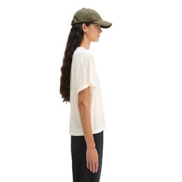 Marc O'Polo MARC O'POLO Damen T-Shirt "aus flie&szlig;endem Lyocell-Baumwolle-Mix"wei&szlig; cotton, Basic, Gr. M, unifarben, Obermaterial: 67% Lyocell, 33% Baumwolle, Shirts