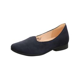 Think! THINK Damen Ballerina "Think Ballerinas Veloursleder", Gr. 37, blau, Veloursleder, Schuhe