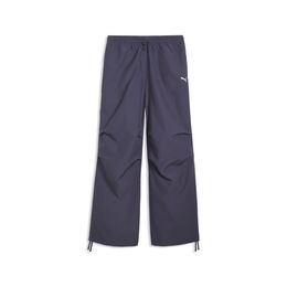 Puma Damen Sporthose "Wardrobe Essentials Gewebte Parachute-Hose Damen", grau, Gr. L, unifarben, Obermaterial: 100% Polyester. Tasche &ndash; Oben: 100%