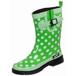 Bockstiegel Damen Gummistiefel "Dorin", Gr. 36, gr&uuml;n, Obermaterial: 100% Naturkautschuk NaRubber., Schuhe