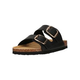 NOU Damen Sandale "Bundao", Gr. 37, schwarz, Lederimitat, Schuhe, atmungsaktiv