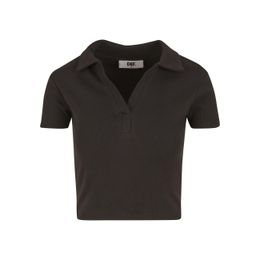 DEF Damen T-Shirt "DEF DEF T-Shirt"jet schwarz, Gr. L, unifarben, 100% Baumwolle, Shirts