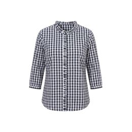 Ulla Popken Trachtenbluse in schwarz | Gr.: 42-44