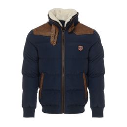 Carisma Herren Bikerjacke "Carisma Jacke 1215 Winterjacke", blau, Gr. XL, uni, Obermaterial: 100% Polyamid PA. Futter: 100% Polyester PES. 100%