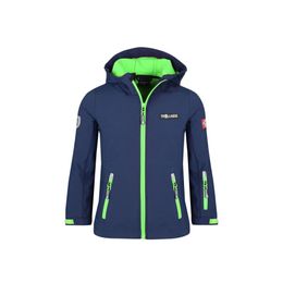 Trollkids Softshelljacke Oslofjord in navy/green | Gr.: 128