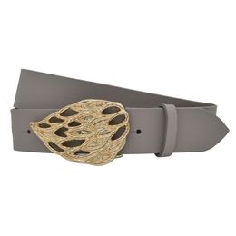 AnnaMatoni Damen Lederg&uuml;rtel "AnnaMatoni AnnaMatoni Damen Leder G&uuml;rtel mit eleganter", grau, Gr. 115, 100% Leder, G&uuml;rtel
