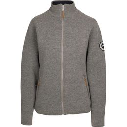 DLX Jacke "Tinahely Knitted Casual Jacket" in Grau | Gr.: XS