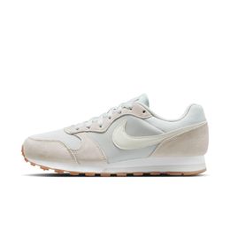 Nike Sportswear Damen Sneaker "WMNS MD RUNNER 2", Gr. 37,5photon dust, sail, wei&szlig;, gum med braun, Leder, Textil, Schuhe