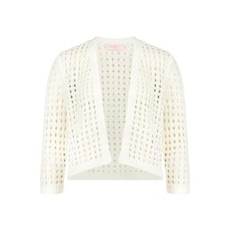 Betty Barclay Casual-Strickjacke mit Effektgarn in Rohwei&szlig; | Gr.: 42