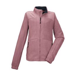 Killtec M&auml;dchen Fleecejacke "KOW 216 GRLS FLC JCKT", rosa, Gr. 128, Oberseite: 100% Polyester.R&uuml;ckseite: 100% Polyester.Futter: 100% Polyester,