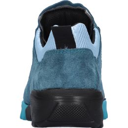 Waldl&auml;ufer WALDL&Auml;UFER Damen Schn&uuml;rschuh "H-Amiata", Gr. 4,5blau, schwarz, Gummi, Textil, Veloursleder, kontrastfarbene Details, Schuhe, Freizeitschuh,