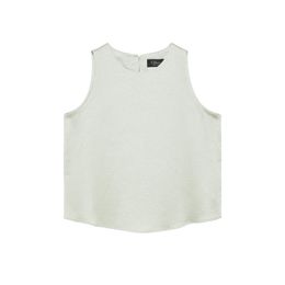 Damen Blusentopjade gr&uuml;n, Gr. 38, s.Oliver BLACK LABEL, unifarben, Web, Obermaterial: 100% Polyester, Blusen, Sommerbluse / &Auml;rmellos mit feiner