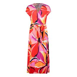 Betty Barclay Jerseykleid mit Blumenprint in Red/Pink | Gr.: 36