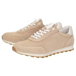 Sioux Damen Sneaker "Snejana-700", Gr. 42, beige, Obermaterial: 100% Ziegenveloursleder GOVL. 100% Gummi rubber., Schuhe