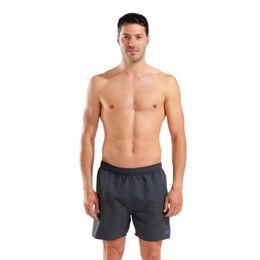 arena Herren Badeshorts "FUNDAMENTALS BOXER R", grau, Gr. XXL, Obermaterial: 100% Polyester, Badehosen