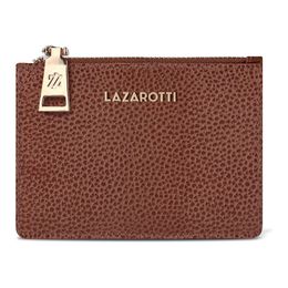 LAZAROTTI Damen Kartenetui "Bologna Leather Schl&uuml;sseletui Cardholder RFID Leder 11,5", braun, Leder, Kleinlederwaren