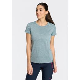 CMP Damen Funktionsshirt "WOMAN T-SHIRT", grau, Gr. 46, Obermaterial: 92% Polyester, 8% Elasthan, Shirts, schnell trocknend, atmungsaktiv, mit