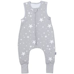TUPTAM Babyschlafsack "Schlafsack mit F&uuml;&szlig;en Babyschlafsack mit Beinen Unwattiert", L: 110cm, grau, Schlafs&auml;cke