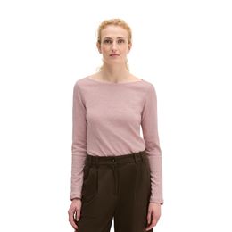 Marc O'Polo MARC O'POLO Damen Longsleeve, rosa, Gr. L, Jersey, Obermaterial: 100% Baumwolle, Shirts, regular aus Organic Cotton-Qualit&auml;t