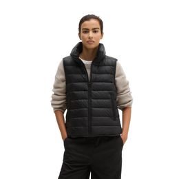 Marc O'Polo MARC O'POLO Damen Steppweste "mit recycelten Materialien", schwarz, Gr. 44, unifarben, Obermaterial: 100% Polyamid. F&uuml;llung: 100% Polyester, Westen