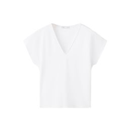 Mango T-Shirt Damen Gr&ouml;&szlig;e L wei&szlig;