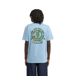 Element Herren T-Shirt "Gardening"faded denim, Gr. XL, Obermaterial: 100% Baumwolle., Shirts