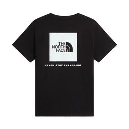 The North Face Kinder T-Shirt "TEEN EVOLUTION BOX NSE SS TEE"tnf schwarz, Gr. XXL, Obermaterial: 60% Baumwolle, 40% Polyester, Shirts