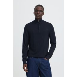 Blend Herren Stehkragenpullover "BHBAGGE HALF ZIPP KNIT", schwarz, Gr. M, unifarben, Strick, Obermaterial: 60% Baumwolle, 20% Nylon, 20% Viskose,