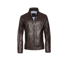 Bugatti Herren Lederjacke "BUTOTO", braun, Gr. 50, uni, Obermaterial: 100% Lammleder LEL., Jacken, in Regular Fit
