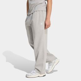 Herren Sporthose "TREFOIL ESSENTIALS, OFFENER SAUM", grau, Gr. M, adidas originals, Obermaterial: 82% Baumwolle, 18% Polyester, Hosen, f&uuml;r