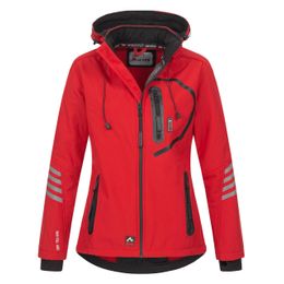 Arctic Seven Damen Softshelljacke "ASNicolia", rot, Gr. XXXL, Obermaterial: 96% Polyester, 4% Elasthan. Innenseite: 100% Polyester, Jacken,