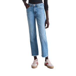 Marc O'Polo MARC O'POLO Damen Regular-fit-Jeans "aus softem Cashmere Touch Denim", blau, Gr. 26, unifarben, Obermaterial: 92% Baumwolle, 6% Elastomultiester, 2%