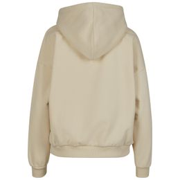 Urban Classics Damen Kapuzensweatshirt "Urban Classics Damen Ladies Oversized Ultra Heavy Hoody", beige, Gr. M, unifarben, 80% Baumwolle, 20%