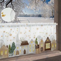 Scheibengardine OTTO HOME, B:120cm H:30cm, grau, Polyester, Polyester, Gardinen, "Noel"