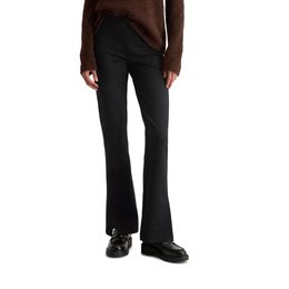 Marc O'Polo MARC O'POLO Damen Jerseyhose, schwarz, Gr. S, Jersey, Obermaterial: 71% Viskose, 24% Polyamid, 5% Elasthan, Hosen, relaxed fit mit breitem Bund