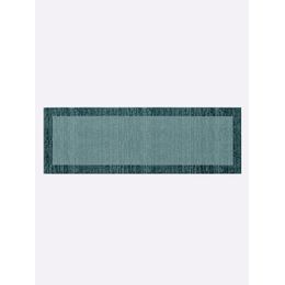 Fu&szlig;matte HEINE HOME, B:40cm L:60cm, gr&uuml;n, Kunstfaser, Polyamid, Au&szlig;enbereich, Teppiche